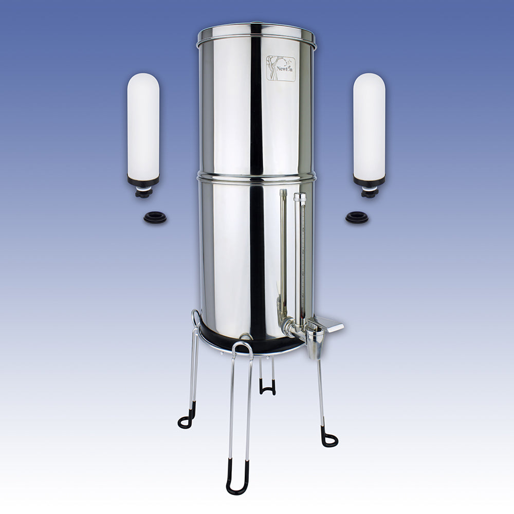 6 Litre Newton Gravity-Powered Water Filter System – Newton Filter